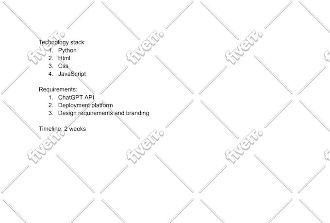 Develop ai data science website application dashboard using python by Johnaniht | Fiverr